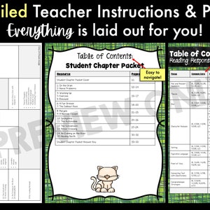 Stuart Little Novel Study Unit | Literature Guide | Comprehension ...