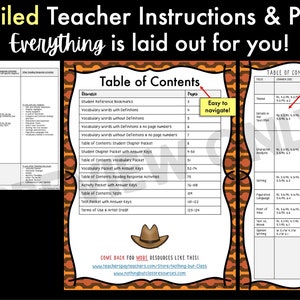 Holes Novel Study Unit | Literature Guide | Comprehension Worksheets ...