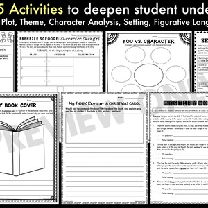 A Christmas Carol | Reading Response Activities and Projects | Guided ...