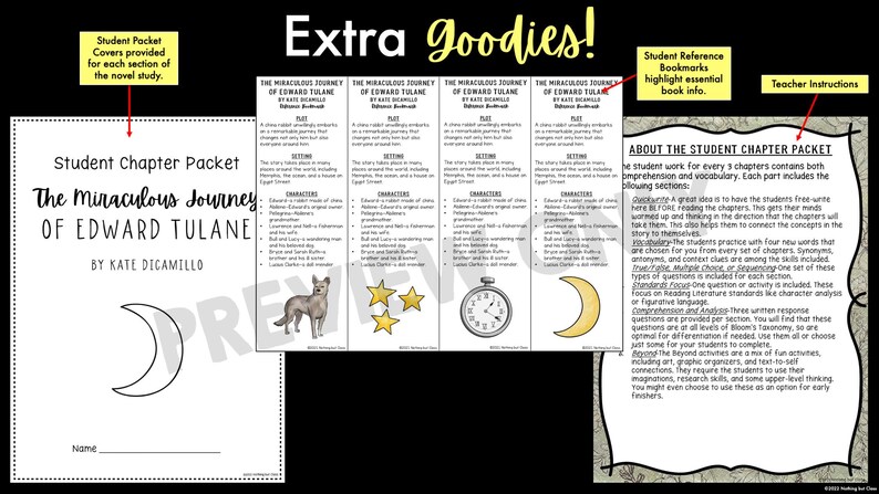 The Miraculous Journey of Edward Tulane | Comprehension and Vocabulary ...