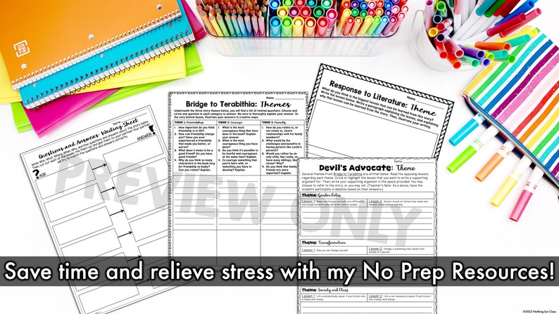 Bridge to Terabithia | Reading Response Activities and Projects ...