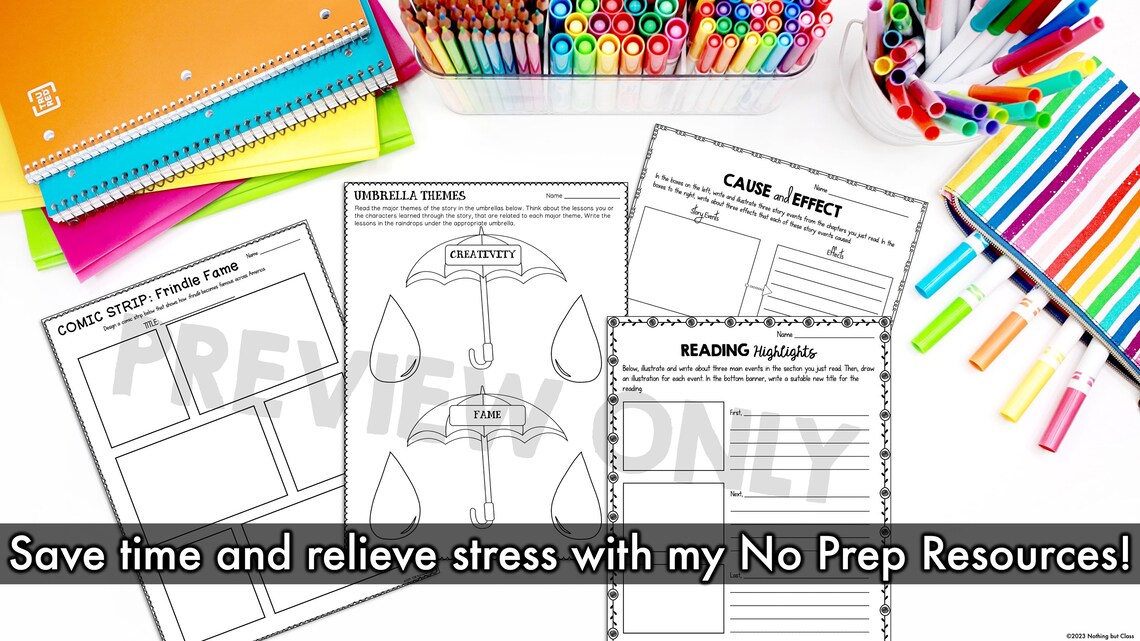 Frindle | Reading Response Activities and Projects | Guided Reading ...