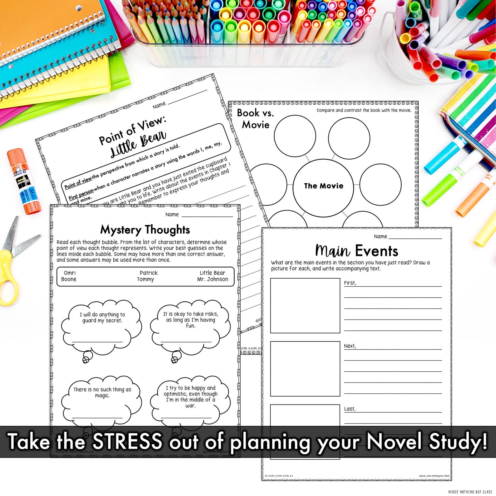 The Indian in the Cupboard | Reading Response Activities and Projects ...