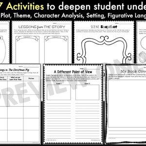 The Christmas Pig Novel Study Unit | Literature Guide | Comprehension ...