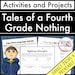 Tales of a Fourth Grade Nothing | Reading Response Activities and ...