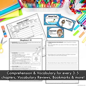 Maniac Magee | Comprehension and Vocabulary by Chapter | Guided Reading ...