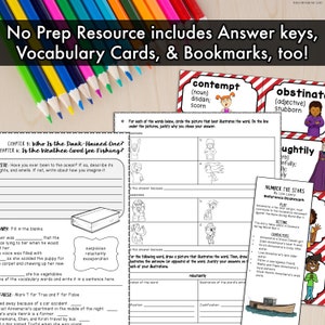 Number the Stars | Comprehension and Vocabulary by Chapter | Guided ...