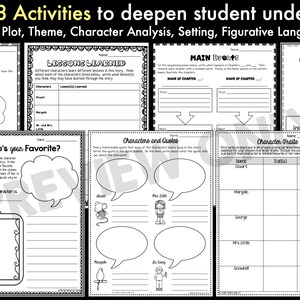 Stuart Little Novel Study Unit | Literature Guide | Comprehension ...