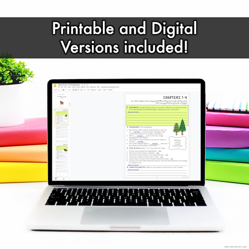 The Whipping Boy Novel Study Unit | Literature Guide | Comprehension ...