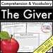 The Giver | Comprehension and Vocabulary by Chapter | Guided Reading ...