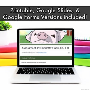 Charlotte's Web Tests | Quizzes | Assessments - Etsy