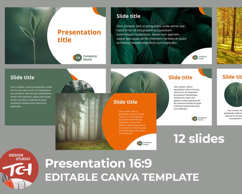 Template Canva, Presentation Templates - Etsy