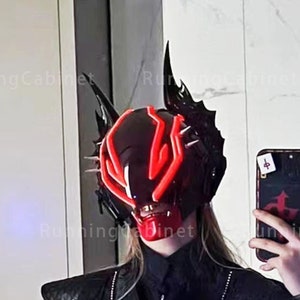 Cyberpunk Mask | Rave Mask | Masquerade Mask | Techwear Mask | Cosplay ...