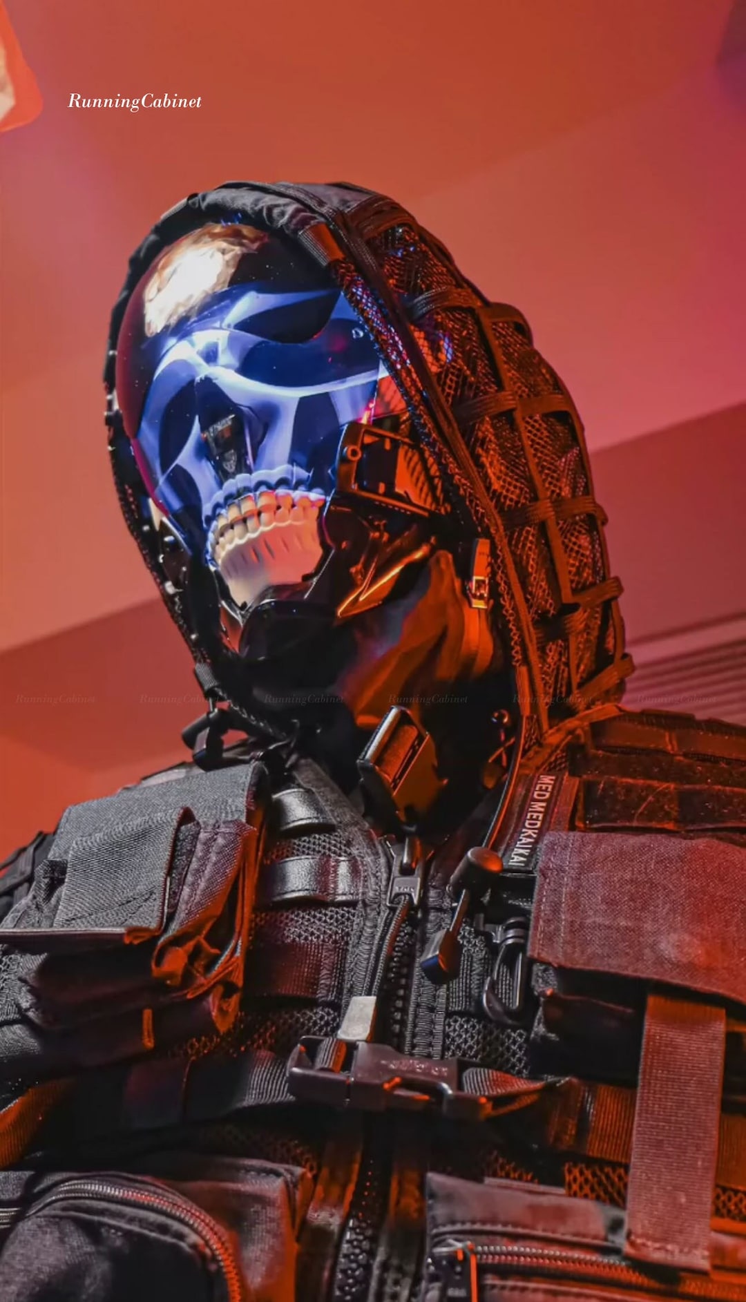 New Cyberpunk Skeleton Mask |skeleton Warrior - Etsy