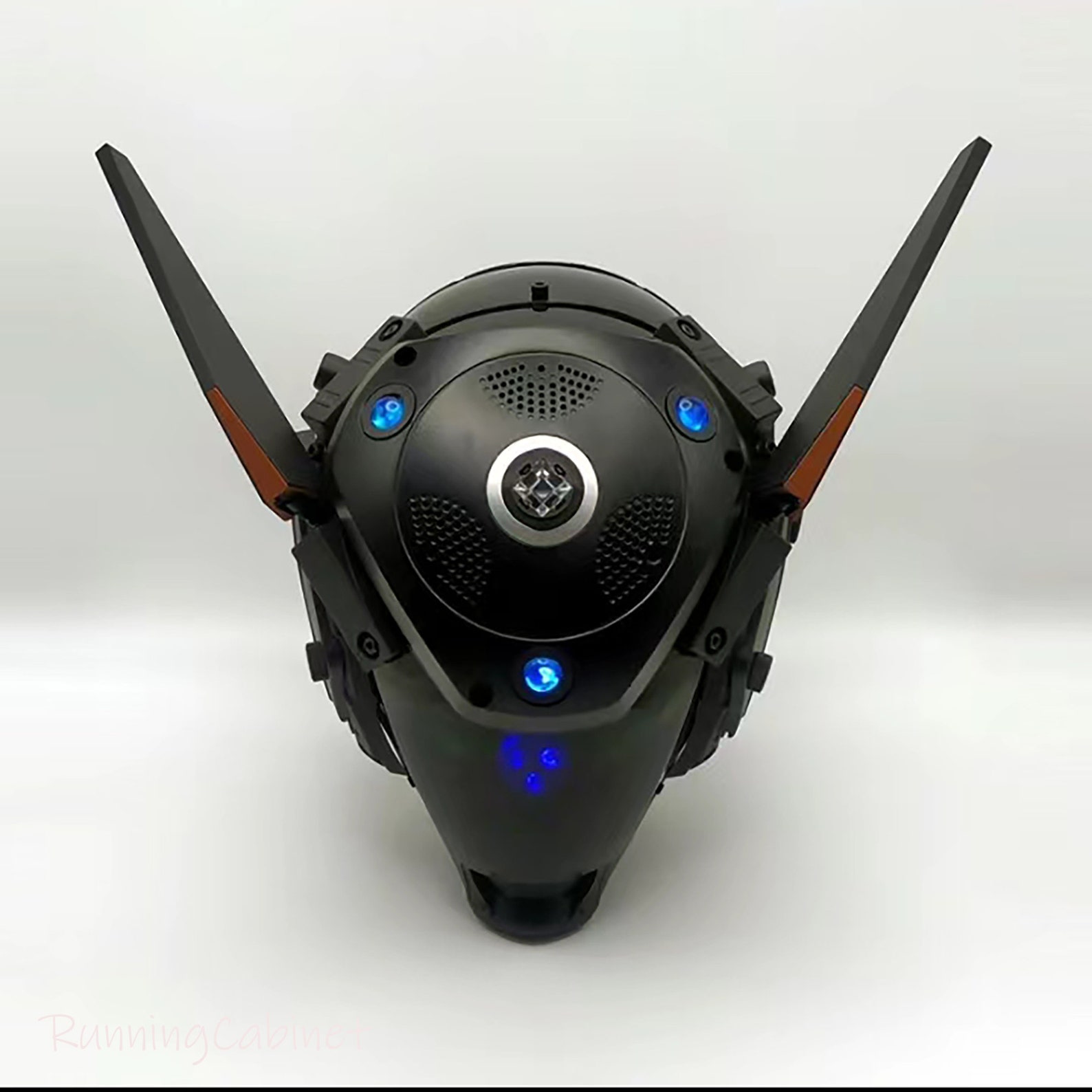 Cyberpunk Mask/black Wing Mecha Maskx/cyberpunk Black Wing Mask/cosplay ...