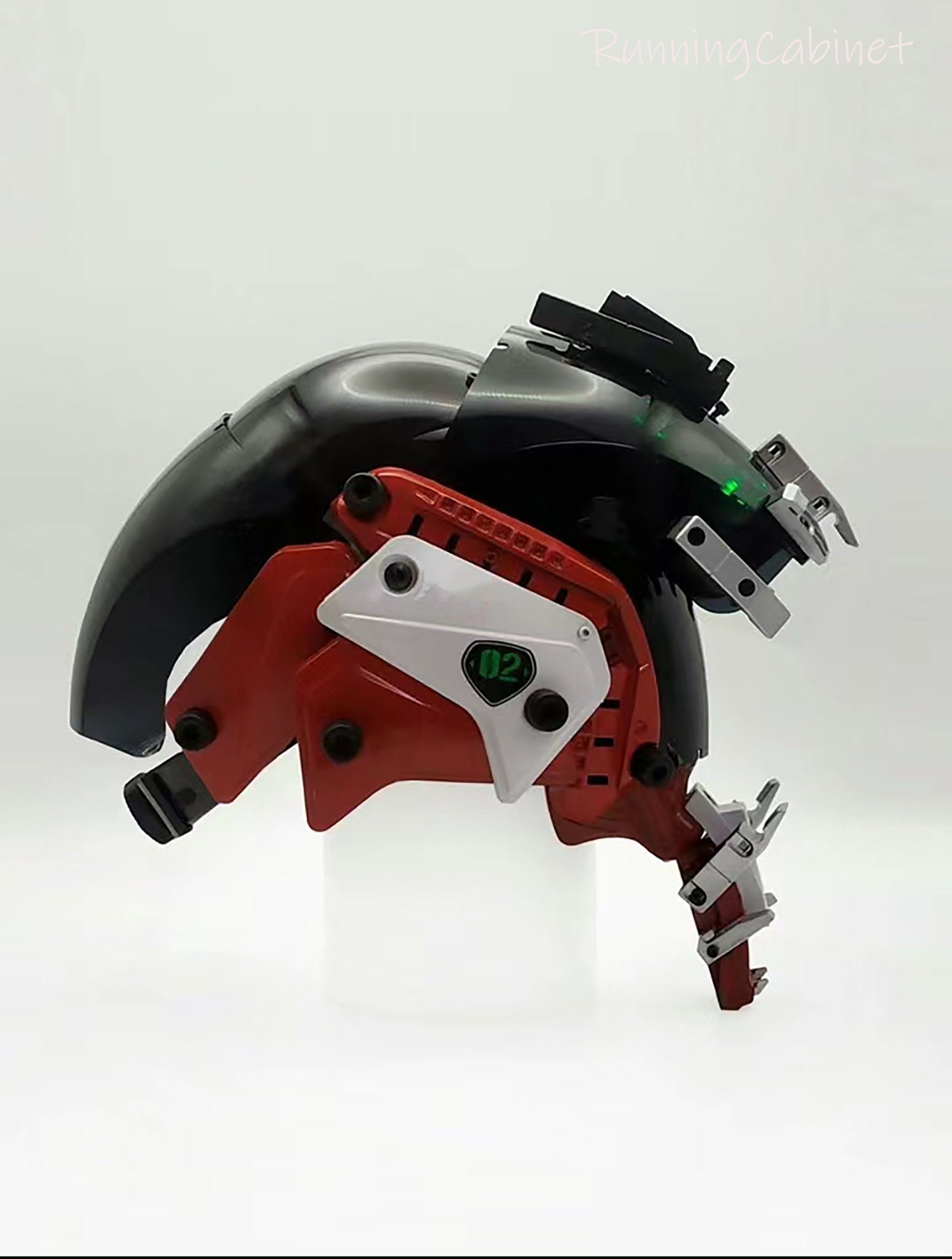 Cyberpunk Mask | Scarlet Warrior | Carnival Mask | Masquerade Mask ...