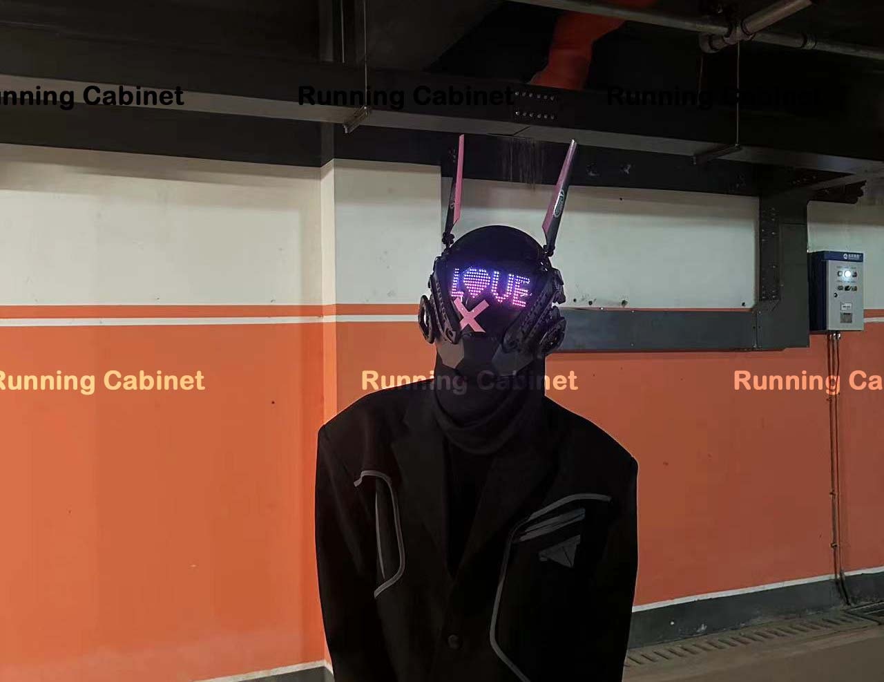 Bluetooth Cyberpunk Bunny Mask Rave Mask Cyberpunk Helmet - Etsy UK
