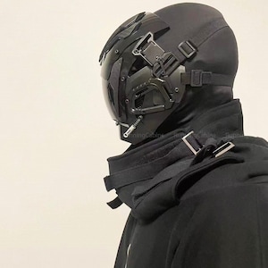 Cyberpunk Mask | Rave Mask | Masquerade Mask | Techwear Mask | Cosplay ...