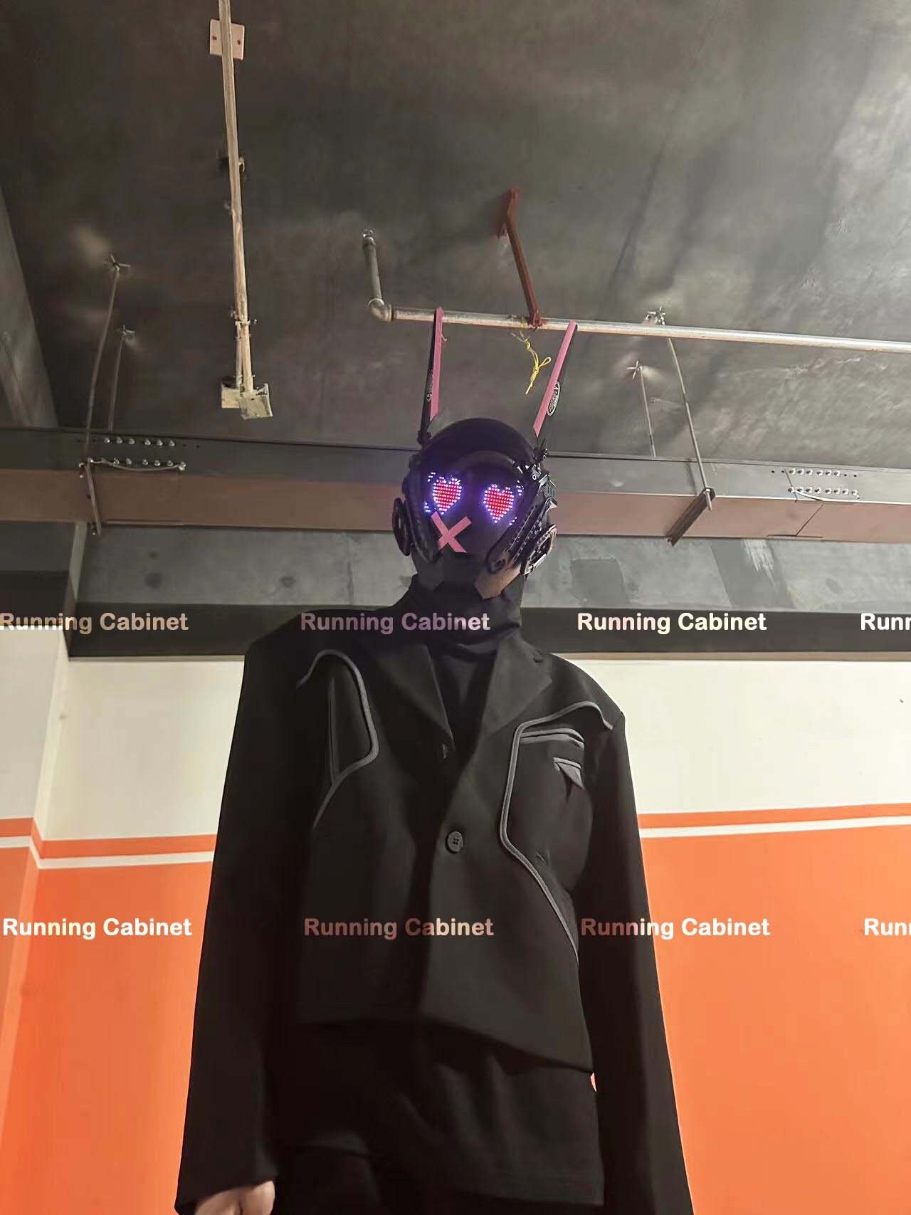 Bluetooth Cyberpunk Bunny Mask Rave Mask Cyberpunk Helmet - Etsy Australia