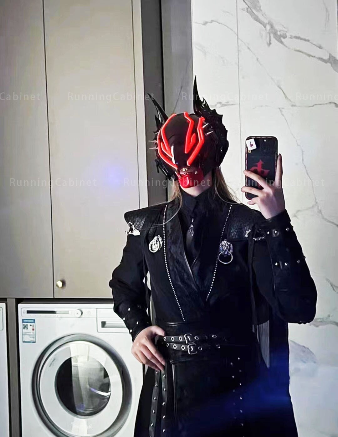 Cyberpunk Mask Rave Mask Masquerade Mask Techwear Mask - Etsy