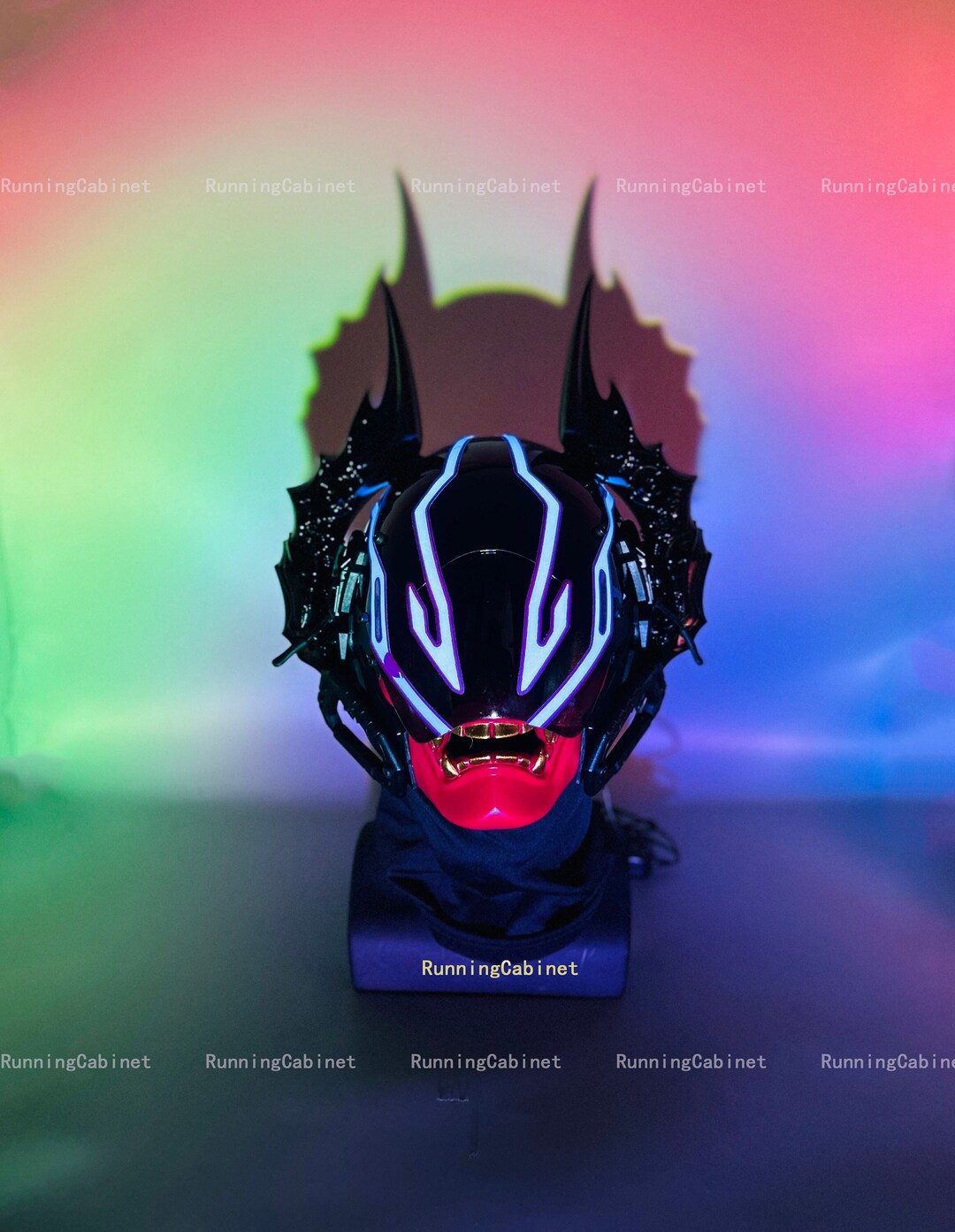 Cyberpunk Mask | Rave Mask | Masquerade Mask | Techwear Mask | Cosplay ...