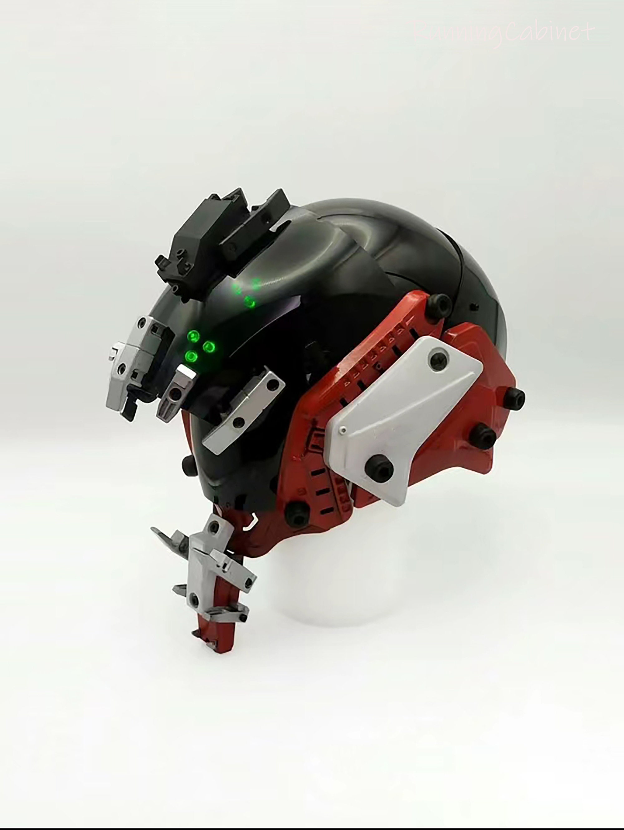Cyberpunk Mask | Scarlet Warrior | Carnival Mask | Masquerade Mask ...
