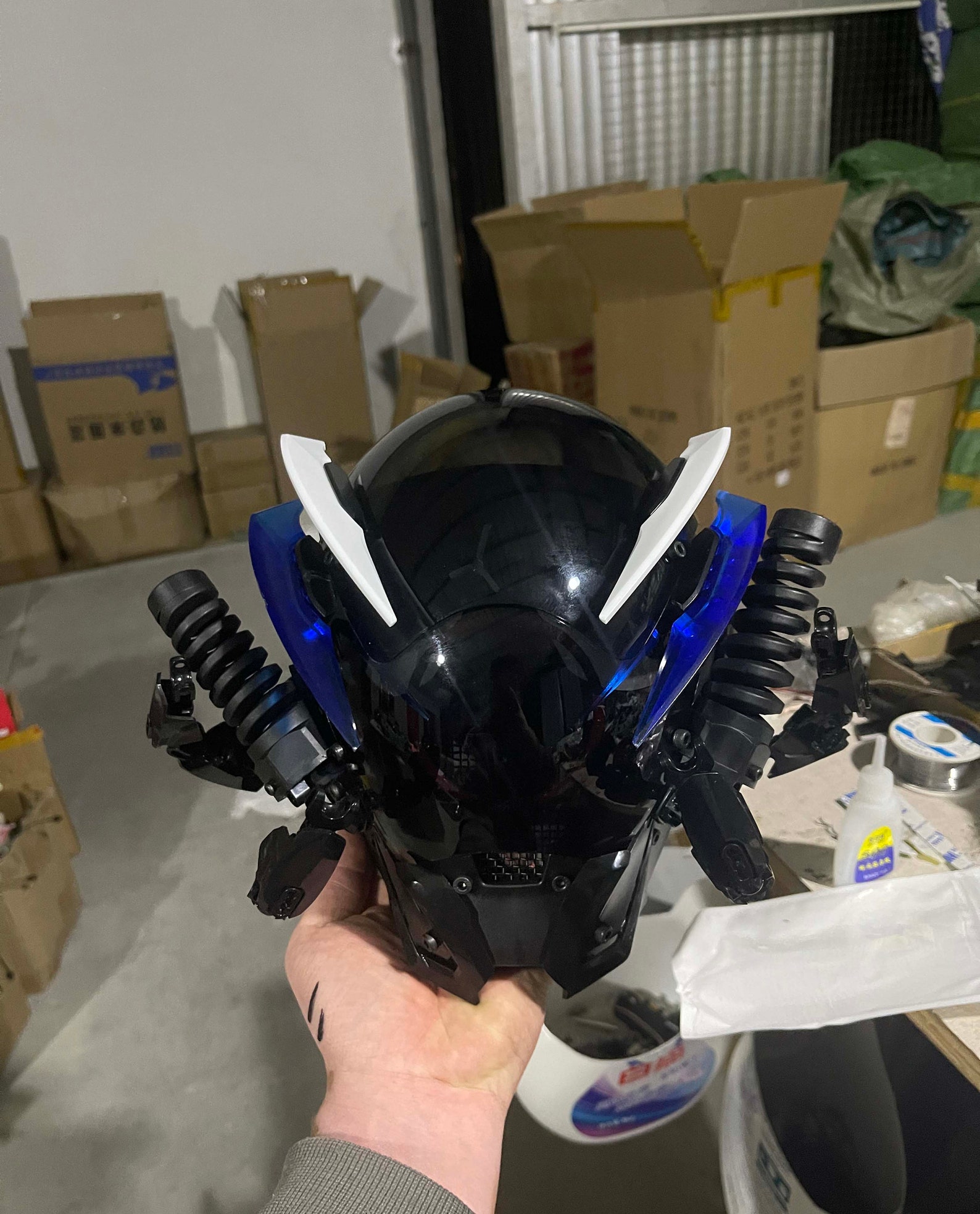 Cyberpunk Bull Mask | Rave Mask | Cyberpunk Helmet | Techear Mask ...