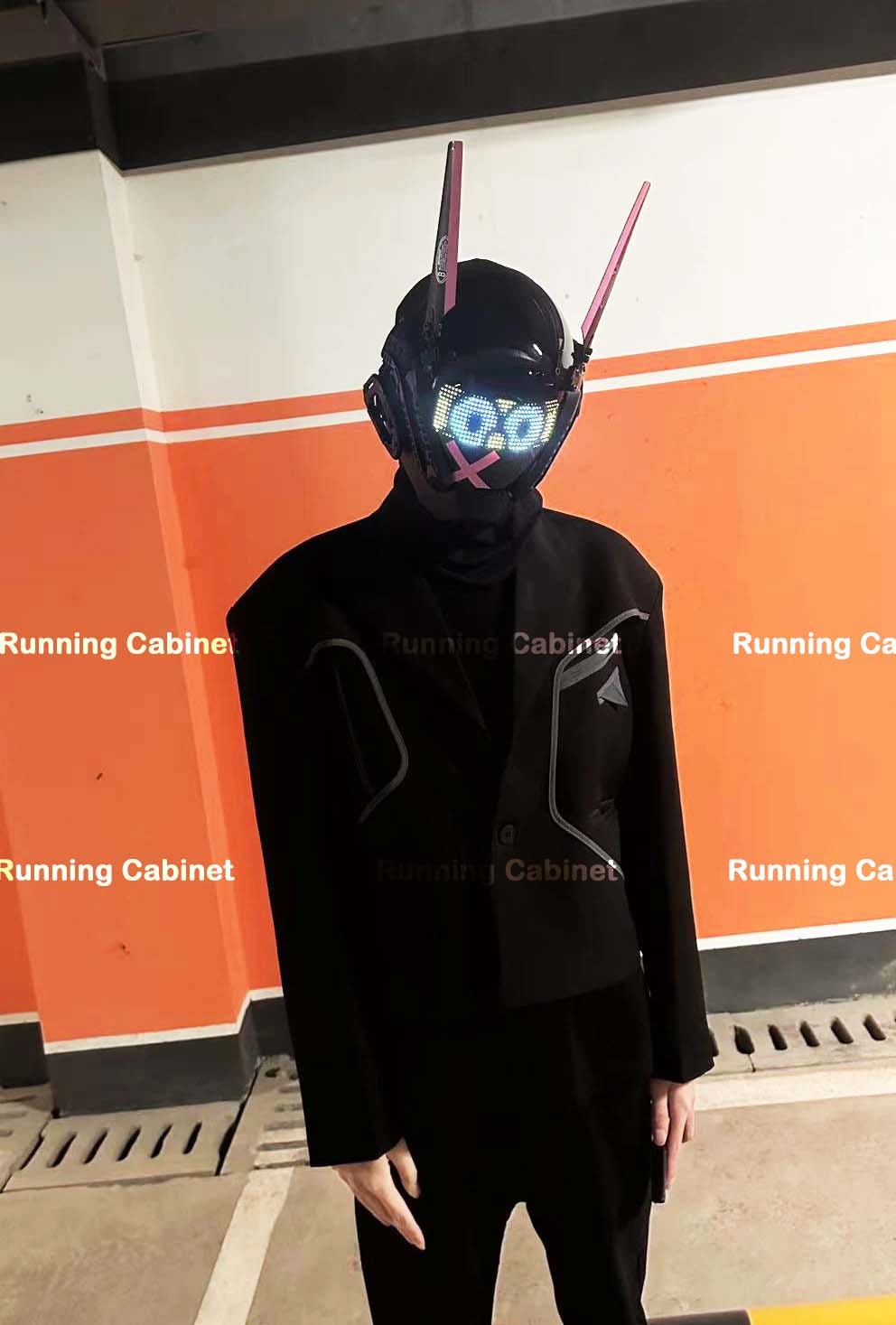Bluetooth Cyberpunk Bunny Mask Rave Mask Cyberpunk Helmet - Etsy Australia