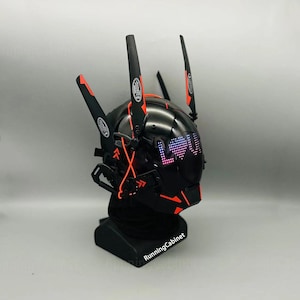 Bluetooth Cyberpunk Mask - Futuristic Mask -cyberpunk Helmet-tech Mask ...