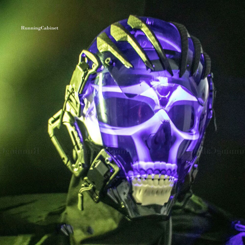 New Cyberpunk Skeleton Mask |skeleton Warrior - Etsy