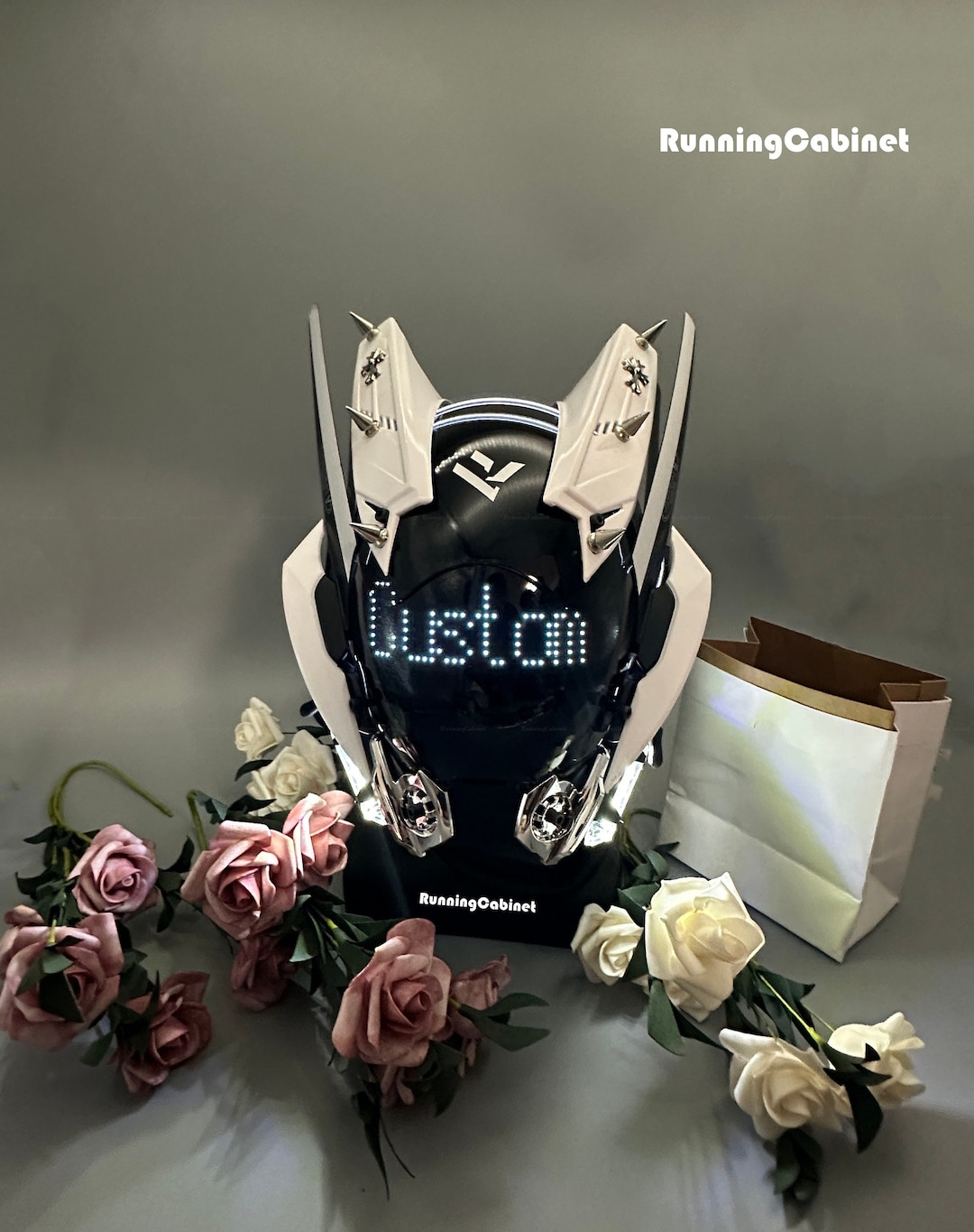 Bluetooth Cyberpunk Mask - Futuristic Mask -cyberpunk Helmet-tech Mask ...