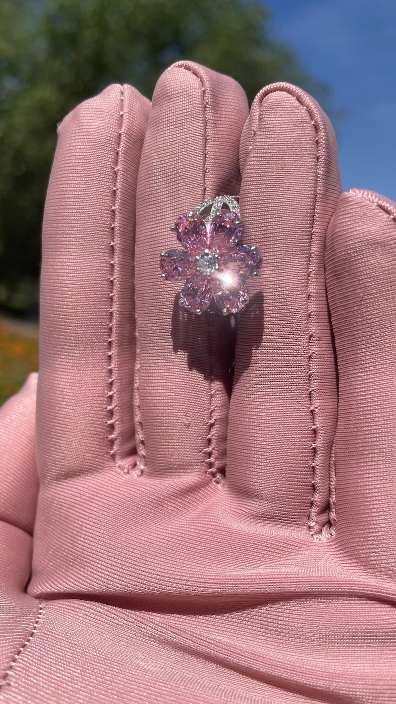 Pink Magnolia Ring by Serkan Bolat, Inspired by Edu Yildiz, 925 ...