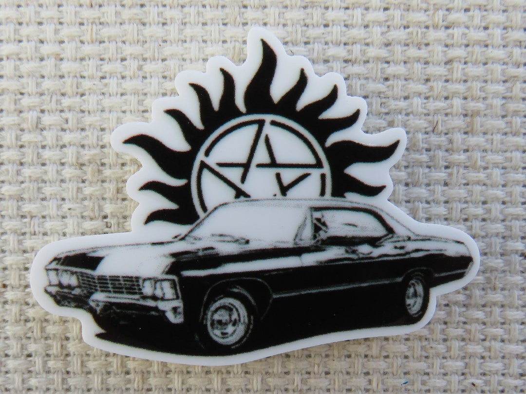 Impala With the Supernatural Emblem Needle Minder, Cover Minder, Magnet ...