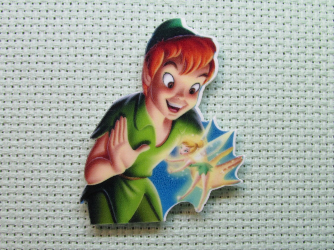 Peter Pan and Tinkerbell Needle Minder, Cover Minder, Magnet - Etsy