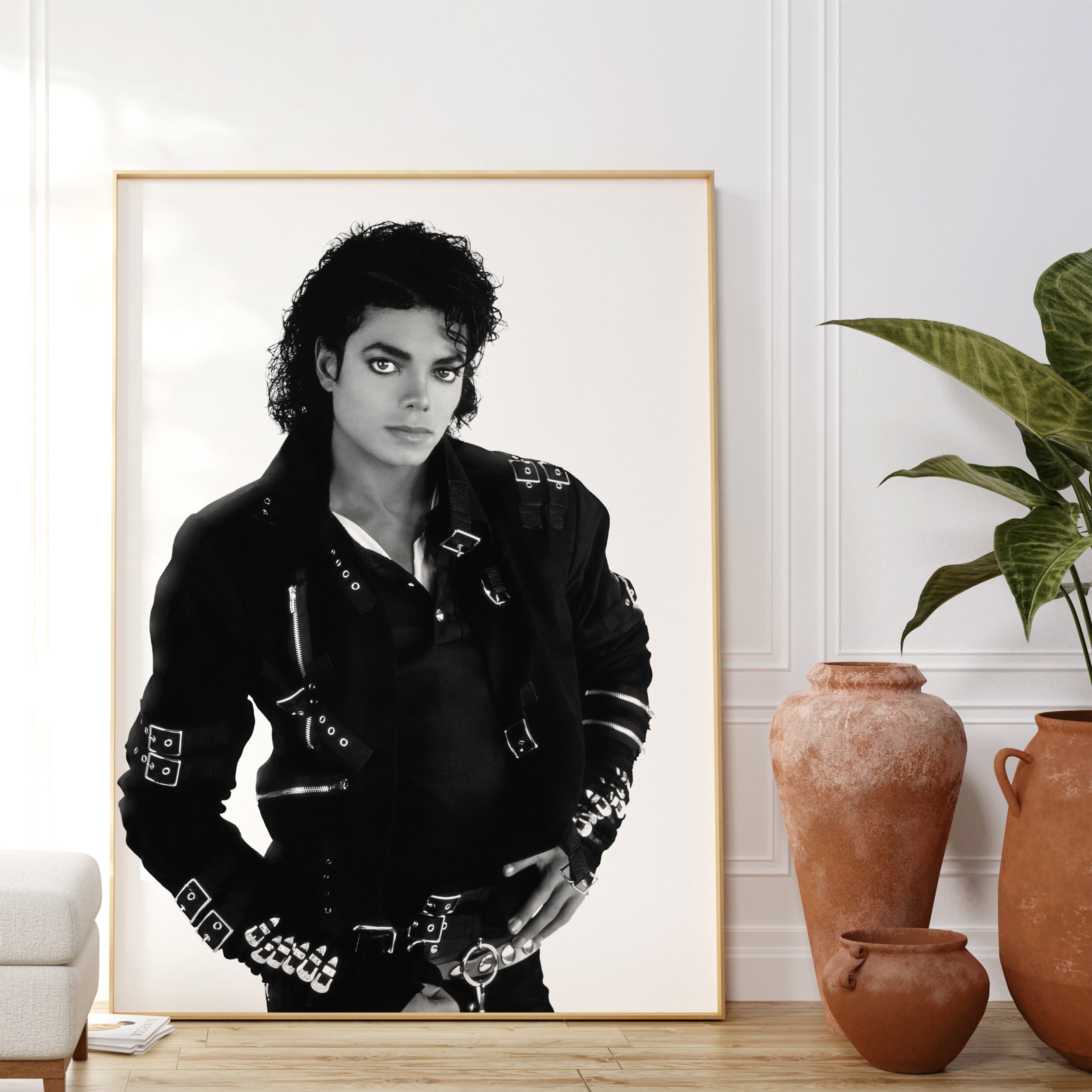 Michael Jackson Print, Michael Jackson, King of the Pop, Black and ...