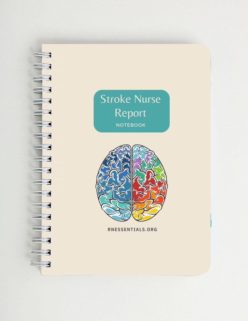 Stroke Nurse Report Notebook - Etsy