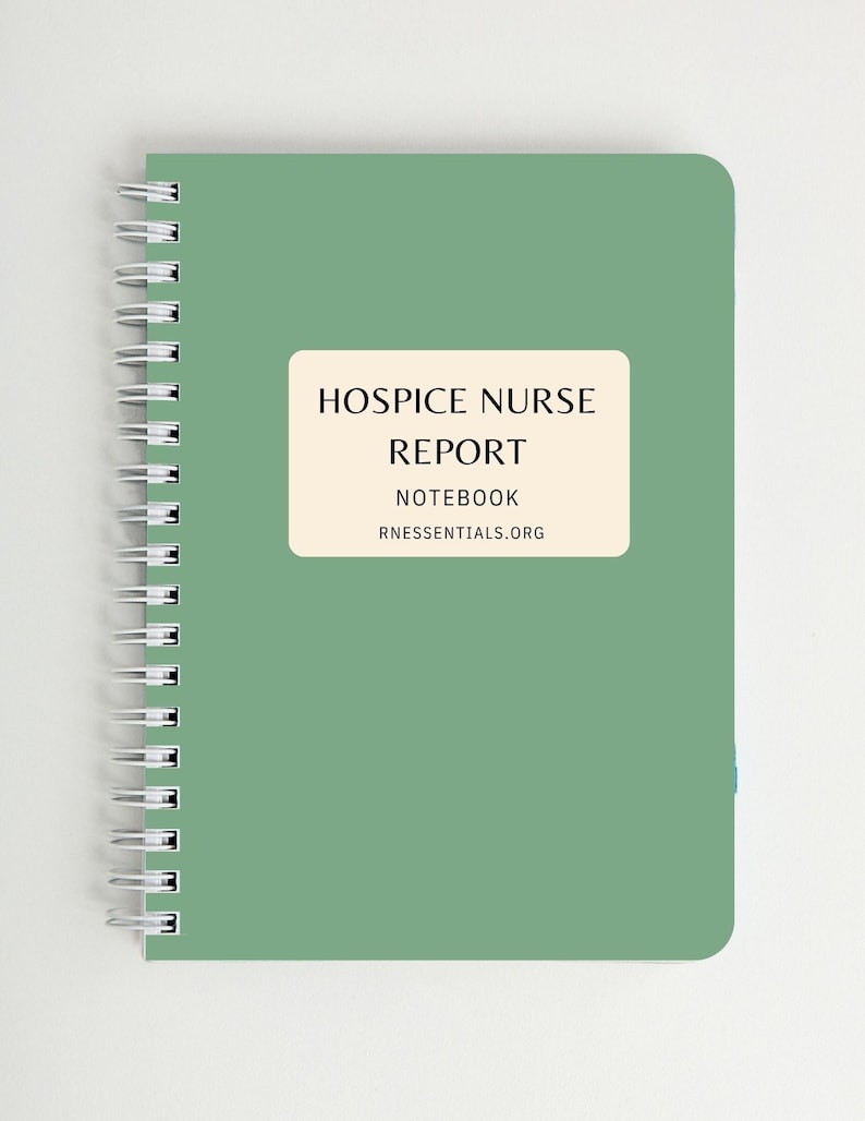 Hospice Nurse Report Notebook - Etsy