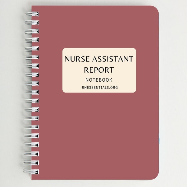 Cna Report Sheet - Etsy