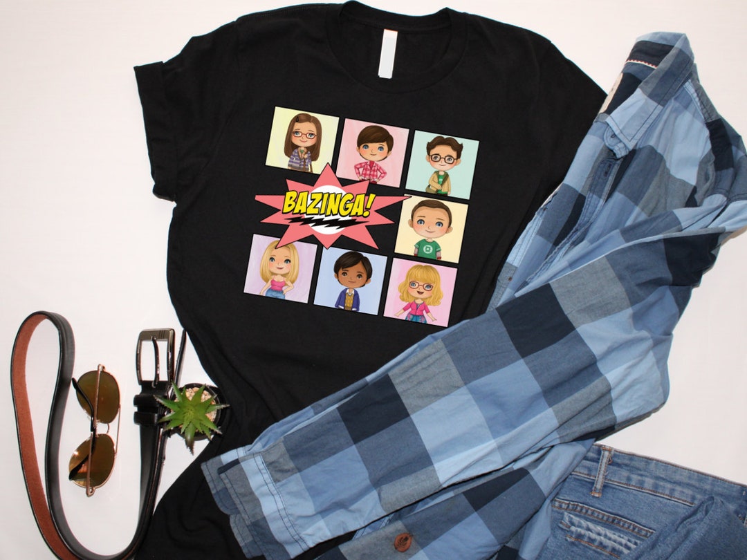Bazinga - the Big Bang Theory Shirt, Cute Big Bang Theory Shirt, Funny ...
