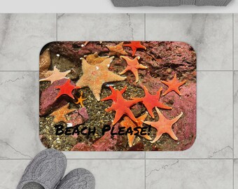 Starfish Bath Mat - Etsy