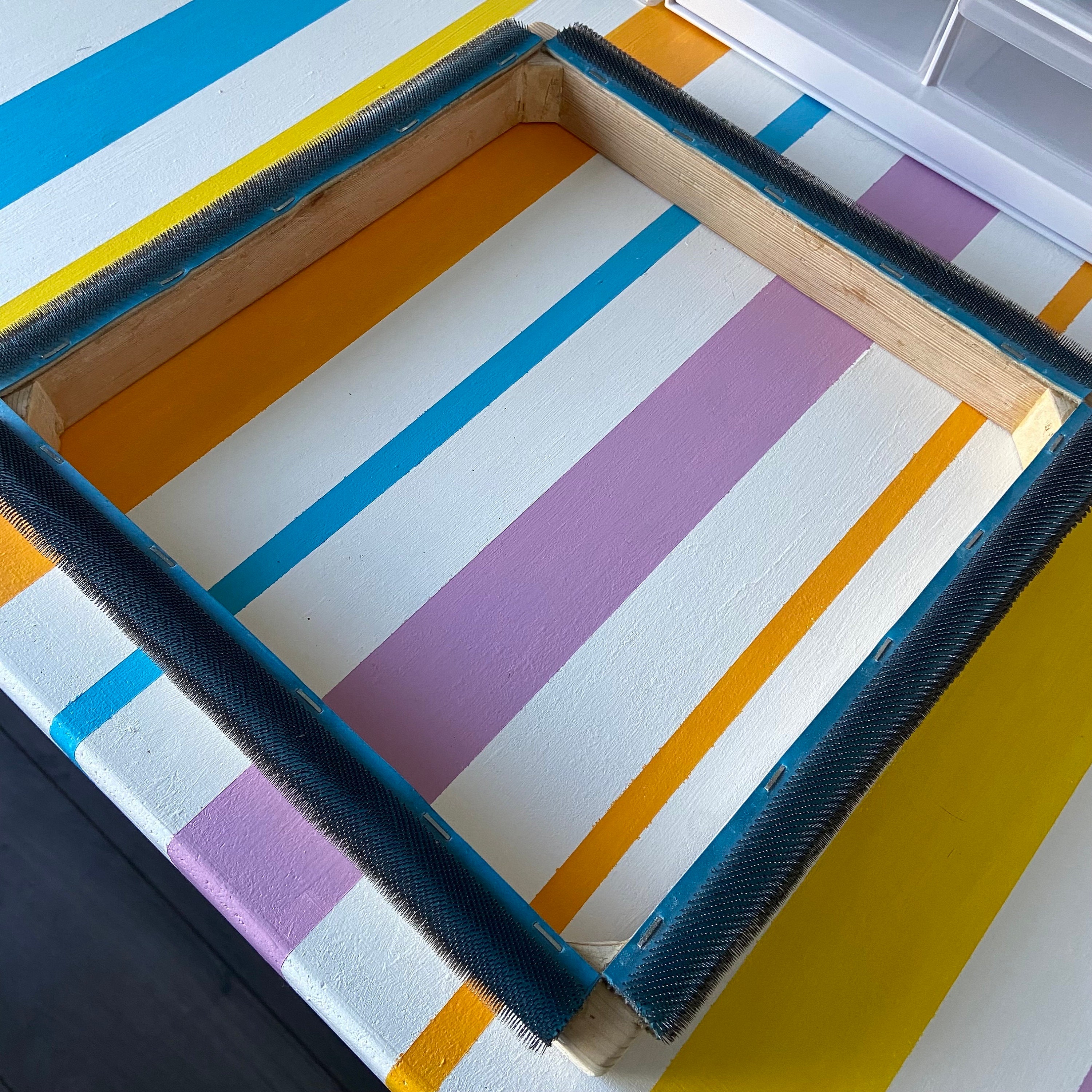 Punch Needle Frame and Cover, Embroidery Frame, Rug Hooking Needlework ...