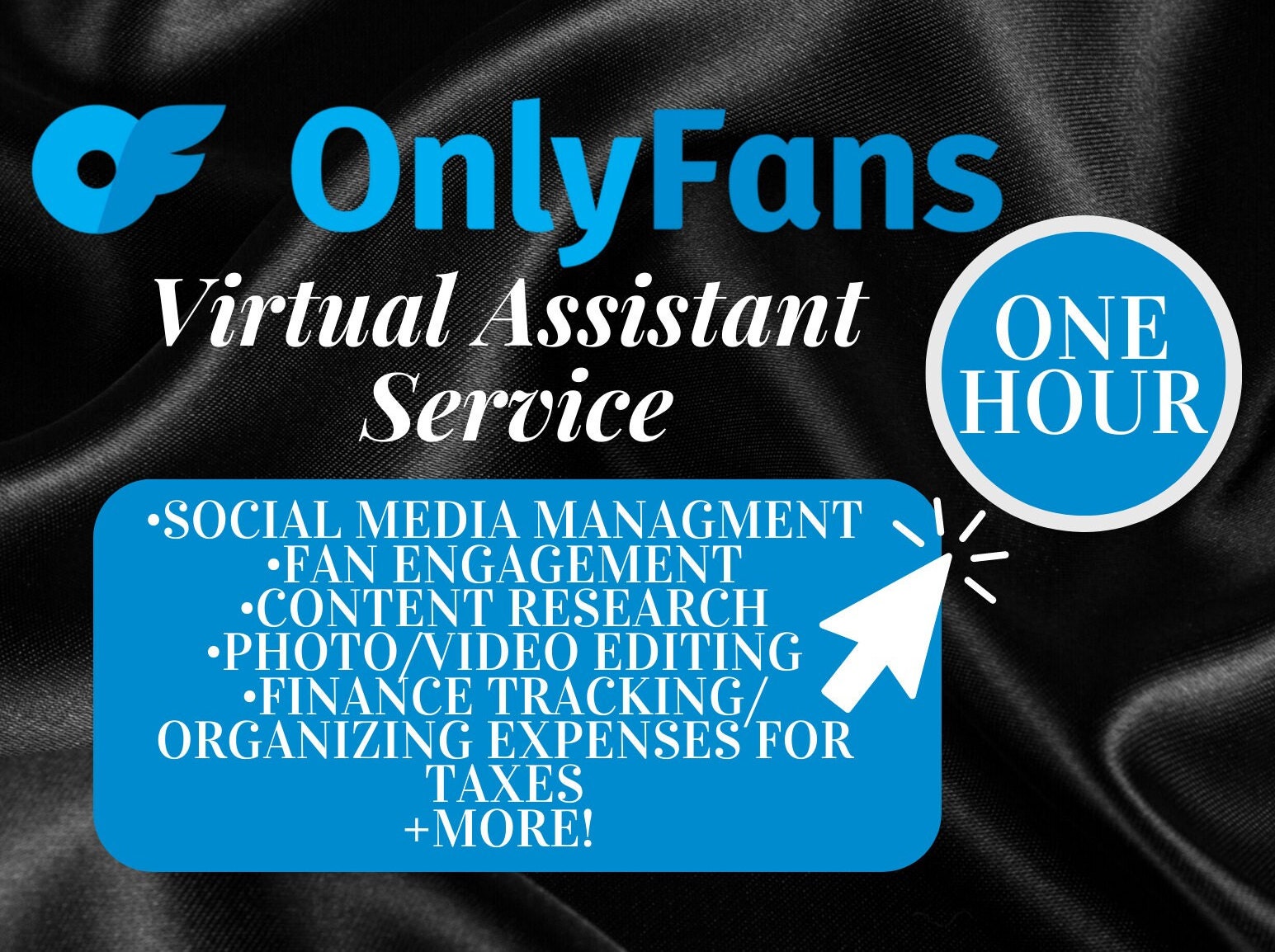 Onlyfans Virtual Assistant Service ONE HOUR VA for Online Models ...