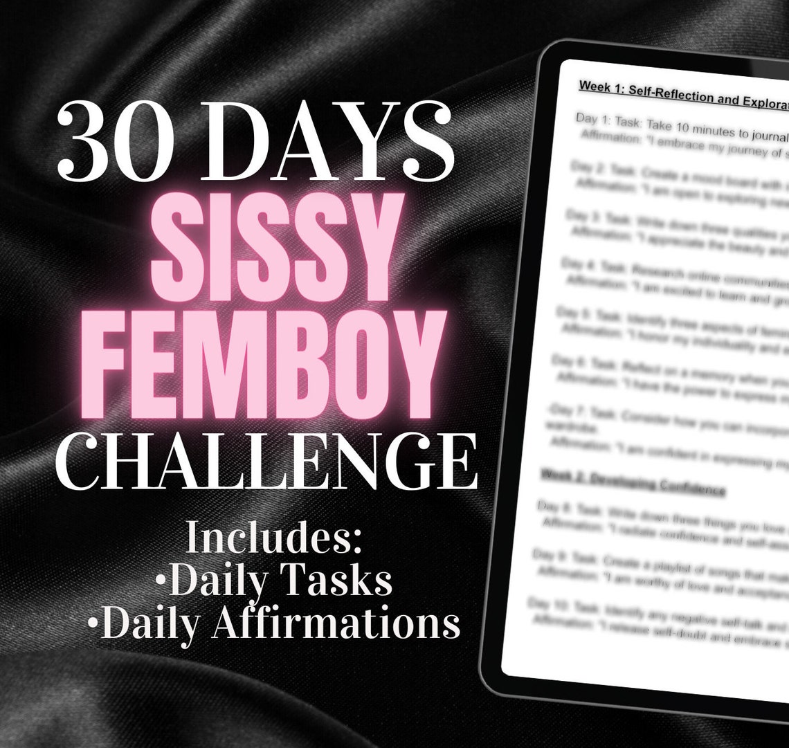 30 Day Femboy Challenge for Curious Sissy 30 Days of Femboy ...