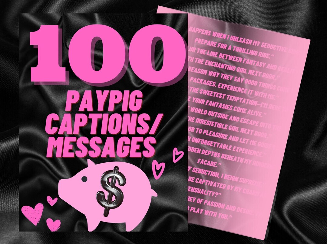 100 Paypig Niche Text Scripts for Onlyfans Adult Content Website Fansly Twitch Camgirl for Fans ...