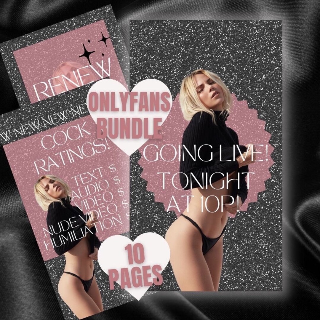 Only Fans Promo Bundle Adult Content Bundle Graphic Ads Fansly Promotion Twitch Cam Girl Bundle ...