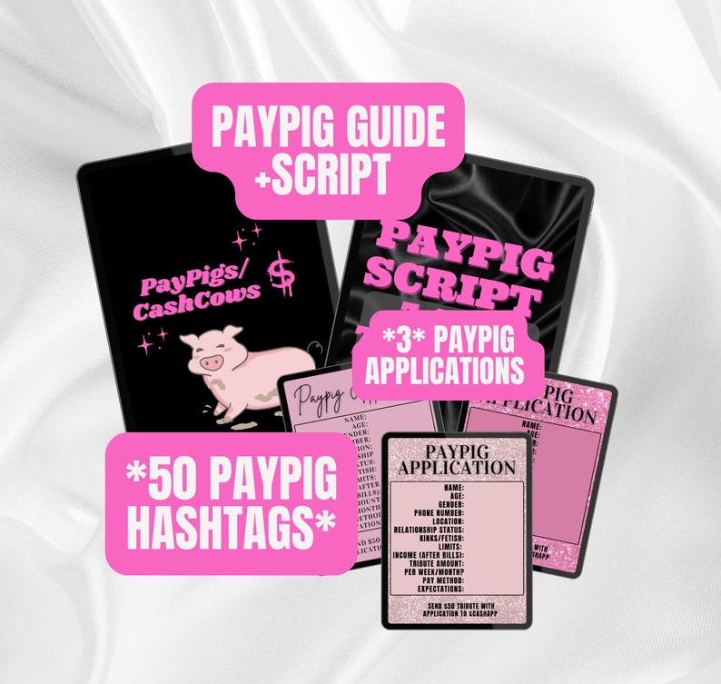 Paypig Guide SCRIPT BUNDLE Onlyfans Guide Bundle Onlyfans Niche Cash ...