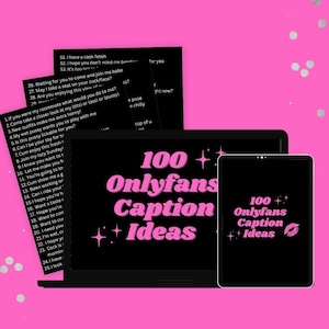 Only Fans Captions Ideas Captions for Adult Creators Fansly PPV List 100 Trends for Camming ...