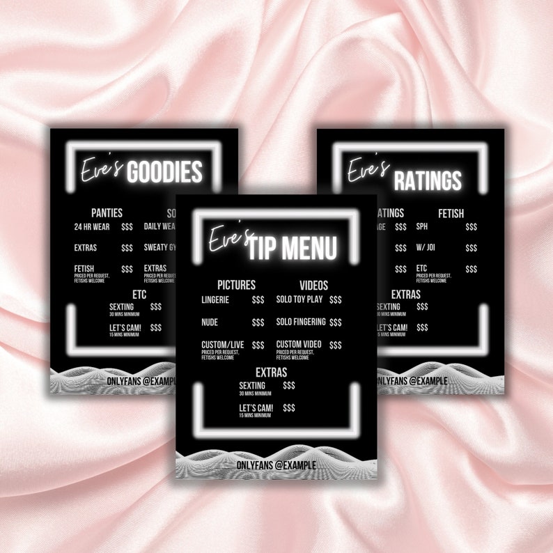 Onlyfans Live Tip Menu Adult Creator List Camming, Cam Girl Valentines ...