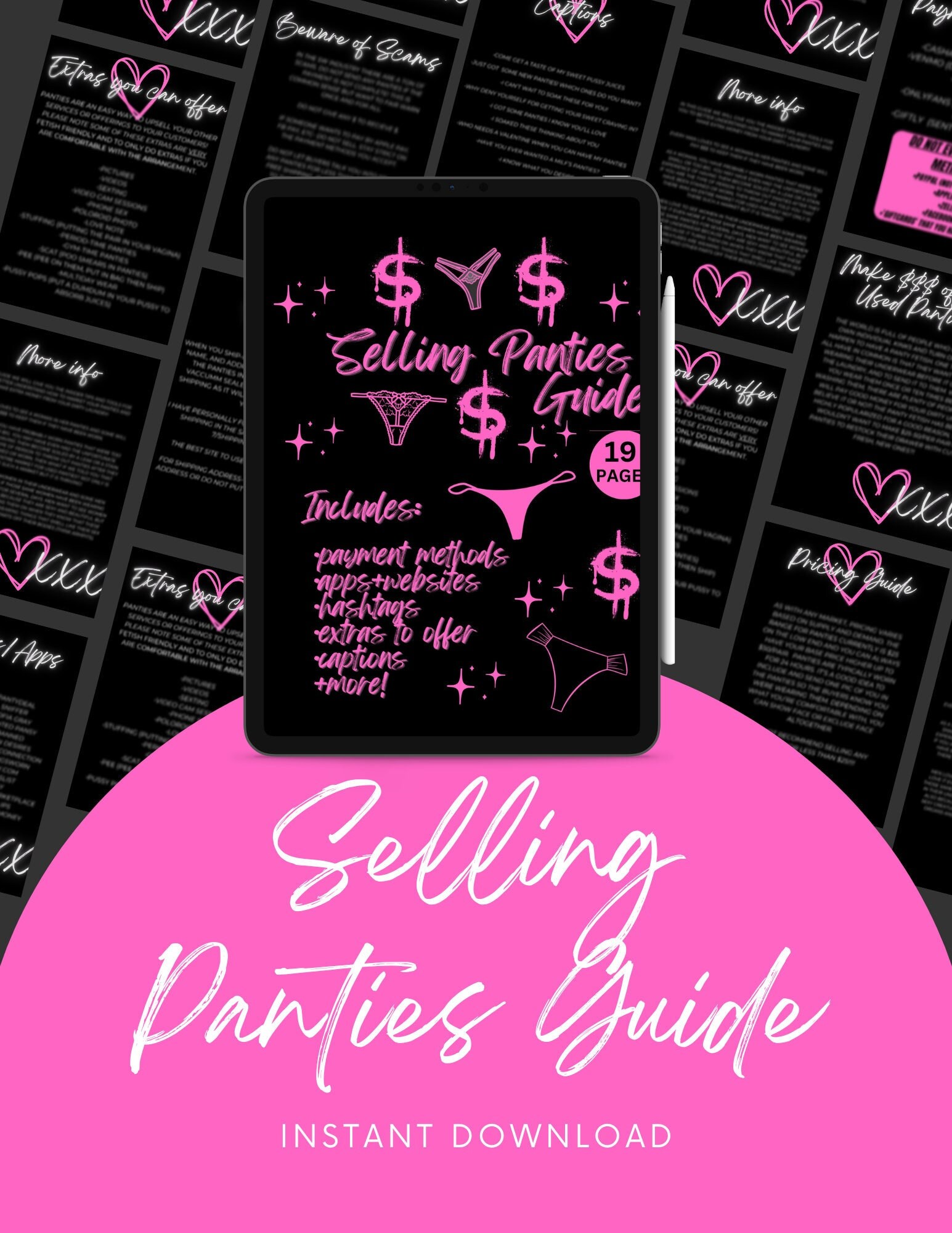 Selling Panties Guide Make 500 a Week From Selling Panties Onlyfans Niche Adult Creator Guide SW ...