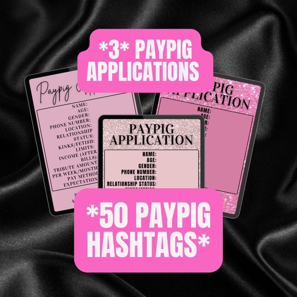 Paypig Application - Etsy